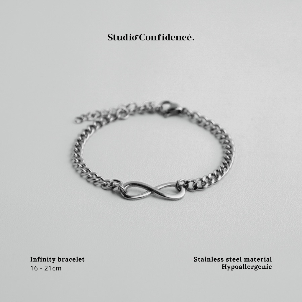 Jual Studio Confidence - Infinity Bracelet / Gelang pria wanita ...