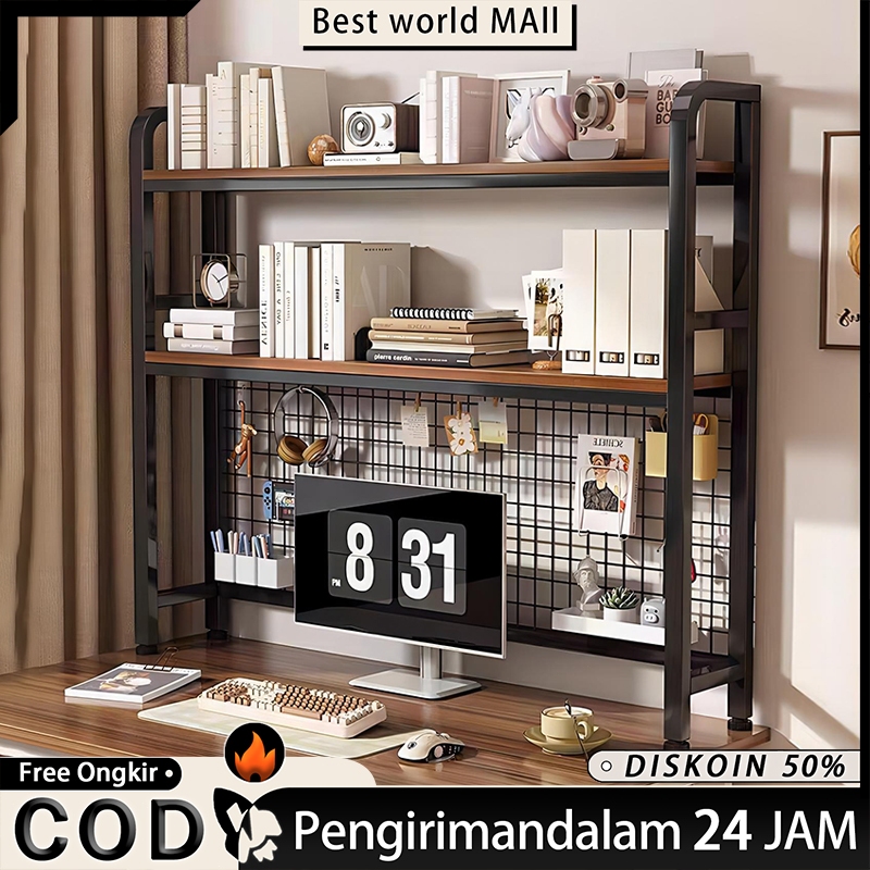 Jual Rak Organizer Desktop Desk Organizer Rak Buku Desktop Storage Rak ...