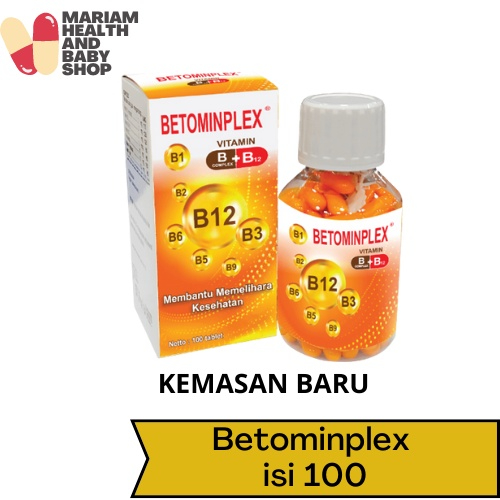 Jual Betominplex isi 100 Tablet / Vitamin B Complex & B12 / Kompleks ...