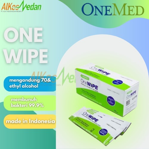 Jual ONEWIPE TISSUE DESINFEKTAN ONE WIPE MEDICAL WIPES ONEMED ISI 10 ...