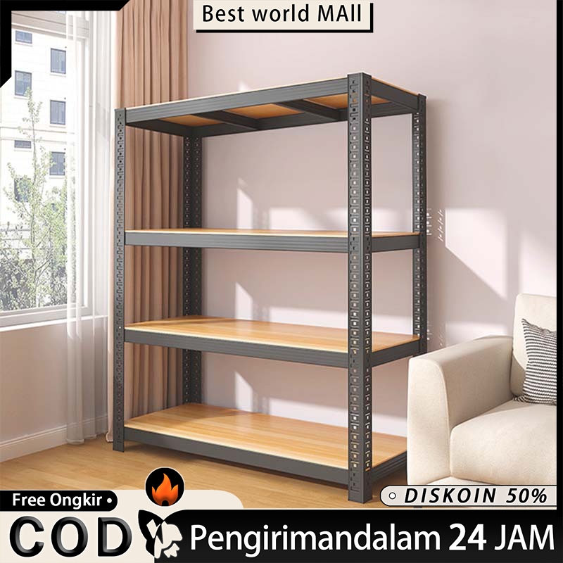 Jual Rak Besi Siku Lubang lemari dapur serbaguna Rak Gudang Rak Susun ...