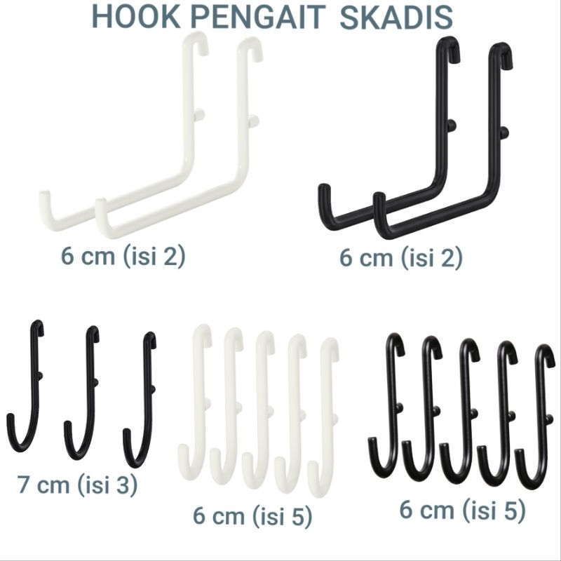 Jual SKADIS Pengait Hook S Besi di Papan Berlubang Pegboard | Shopee ...