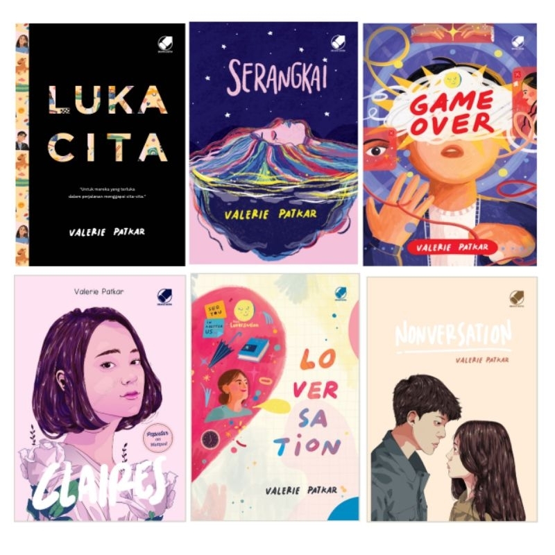 Jual NOVEL SERANGKAI - LUKA CITA - CLAIRES - NONVERSATION - LOVERSATION ...