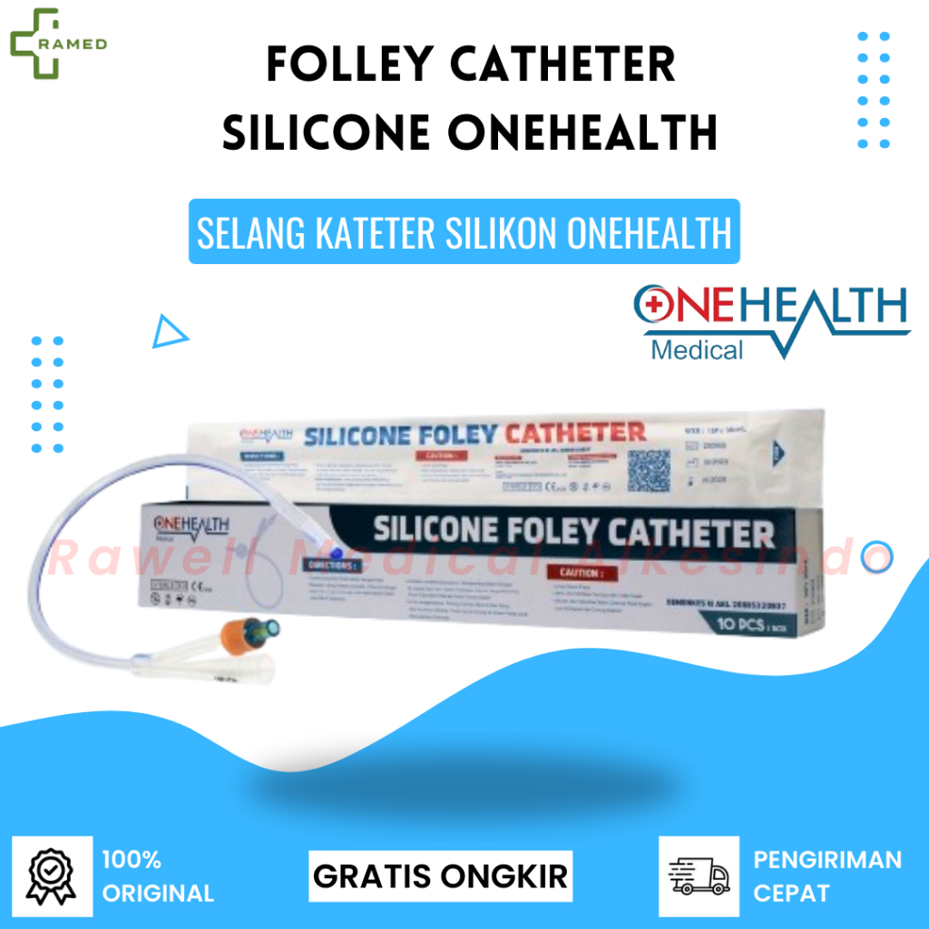 Jual Foley Catheter Silicone / Selang Kateter Silikon Onehealth ...
