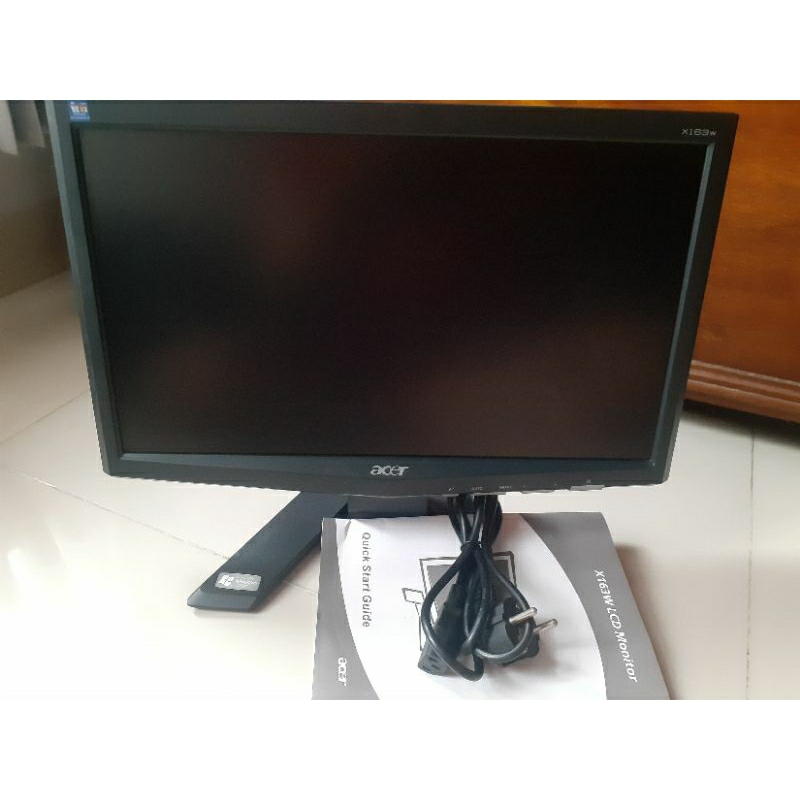 Jual Monitor ACER X163W 16 inch 16" LCD LED Flat WideScreen | Shopee ...