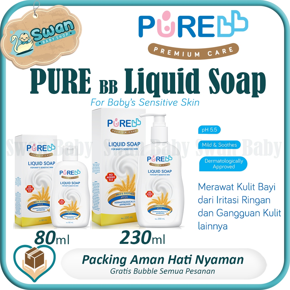 Jual PURE BB Liquid Soap / Pure Sabun Bayi / 80ml / 230 ml | Shopee ...