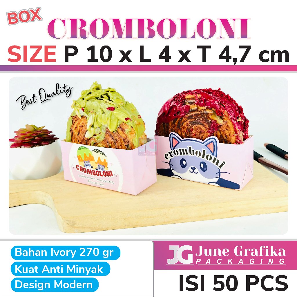 Jual Kemasan Cromboloni / Wadah Cromboloni / Box Cromboloni / Tray ...