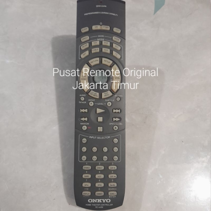 Jual REMOTE REMOT DVD HOME THEATER ONKYO RC-440M ORIGINAL ASLI | Shopee Indonesia