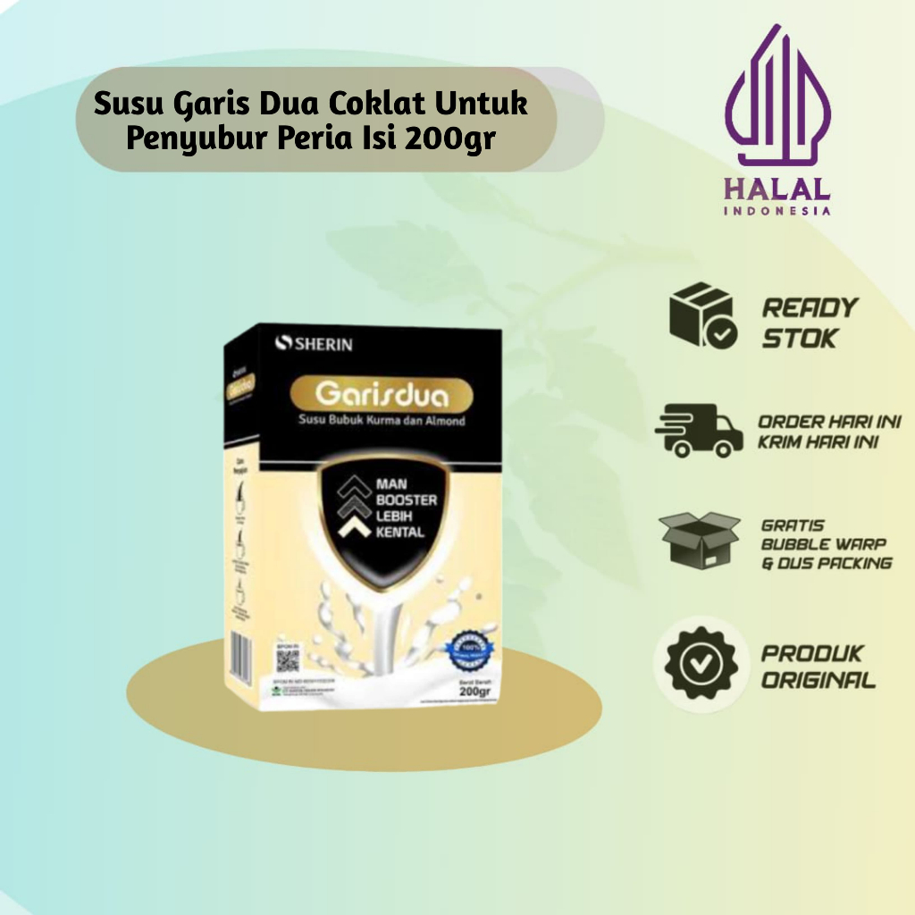 Jual Susu Garis Dua Promil For Man 200gram Untuk Membantu Menyuburkan ...