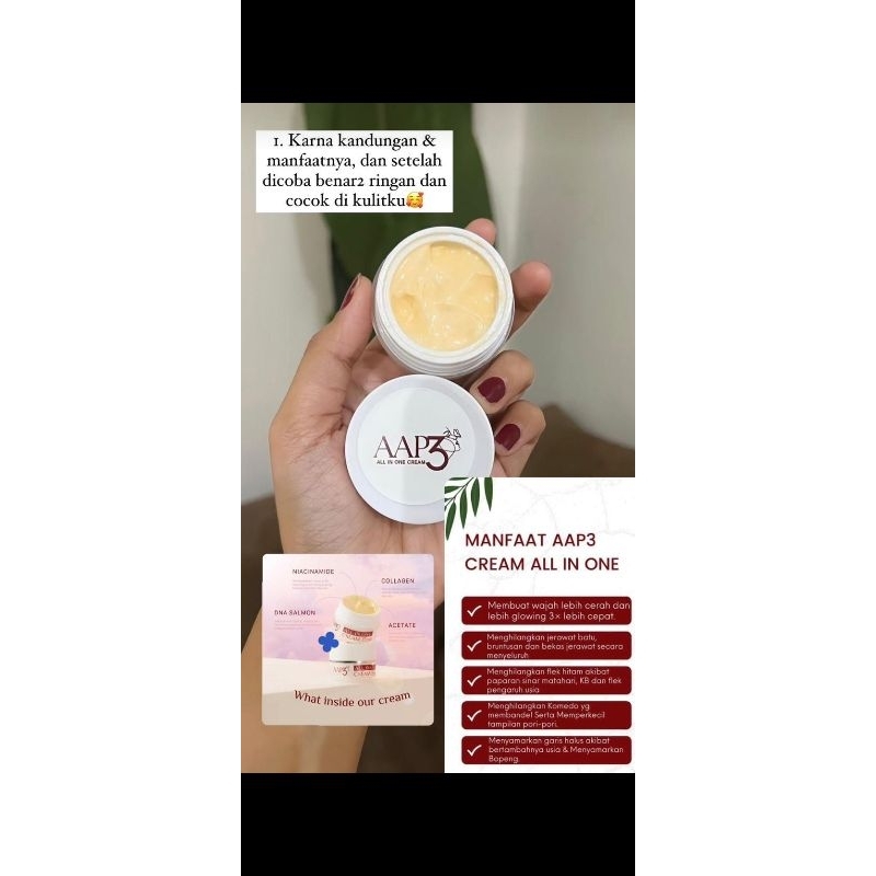 Jual AAP3 cream all in one skincare | Shopee Indonesia