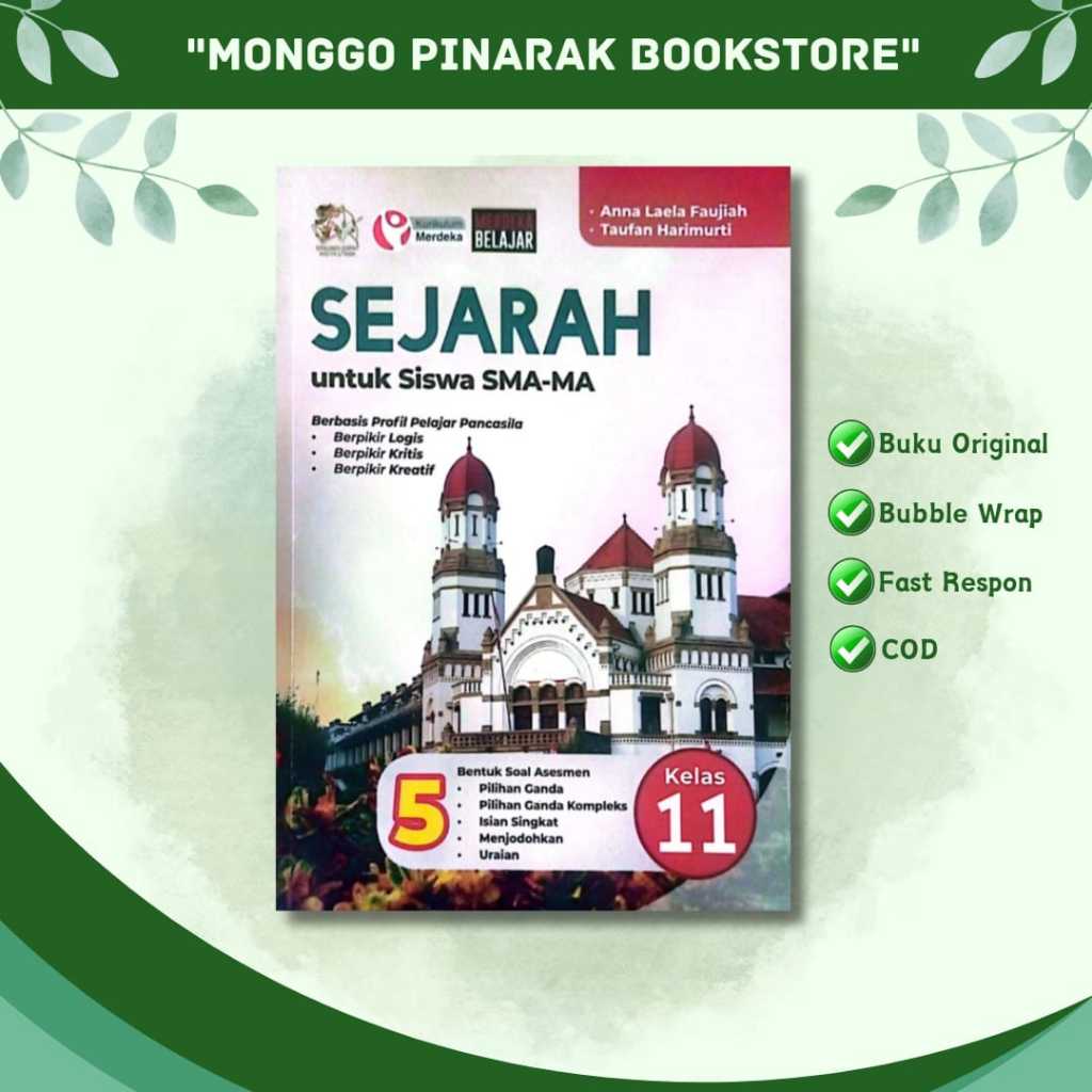 Jual BUKU KURIKULUM MERDEKA SEJARAH UNTUK SMA-MA KELAS XI PENERBIT YRAMA WIDYA | Shopee Indonesia
