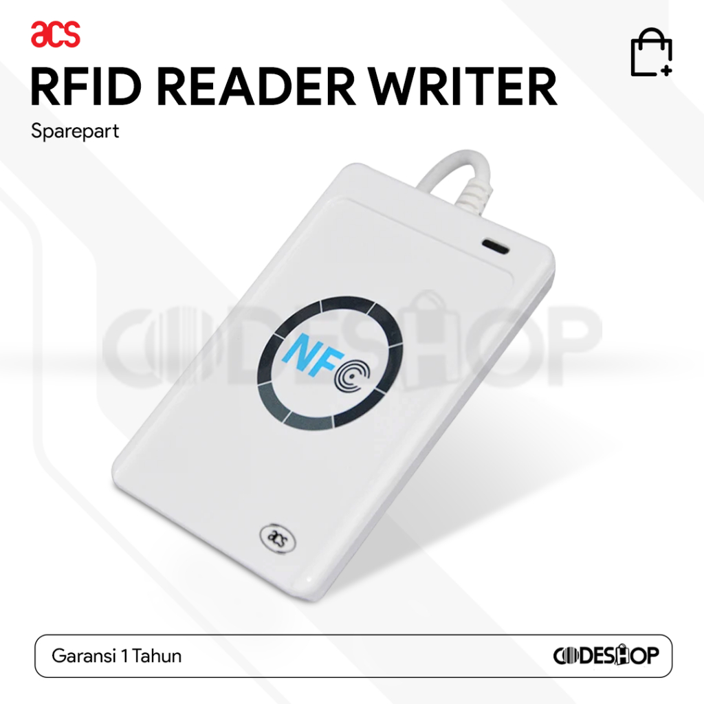 Jual RFID Reader Writer ACR122 ACR122U NFC Smart Card Mifare FeliCa | Shopee Indonesia