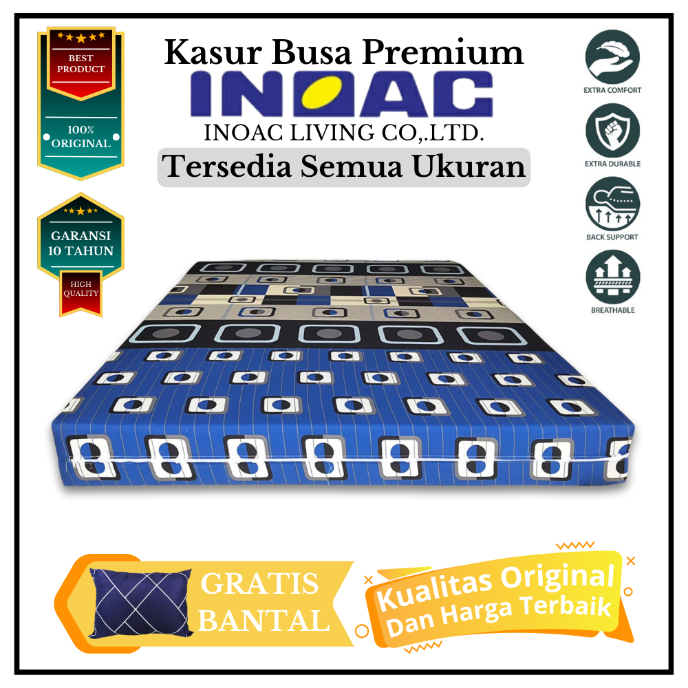 Jual Kasur Busa INOAC No.2 Ukuran 160x200x20 Original ada kartu Garansi ...