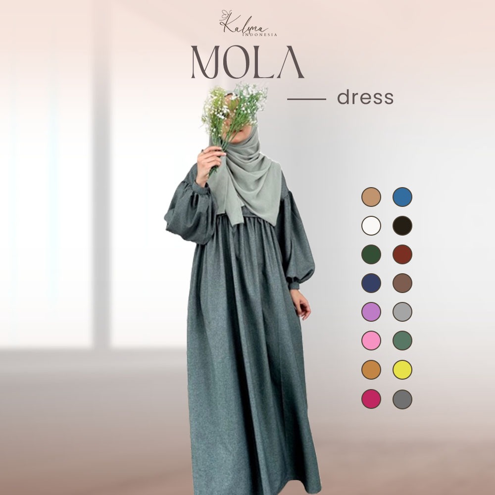 Jual (Bisa Custome Size dan PILIH WARNA )Mola Dress by Kaluna Indonesia ...