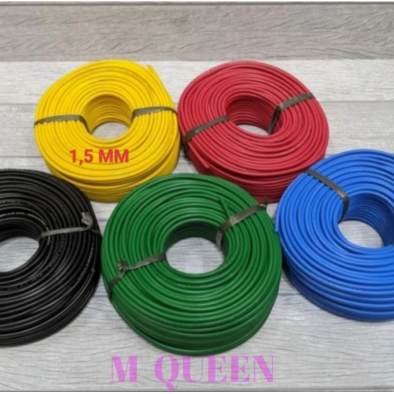 Jual EVOLUS KABEL NYAF 1X1.5 MM TUNGGAL SERABUT 50 METER | Shopee Indonesia