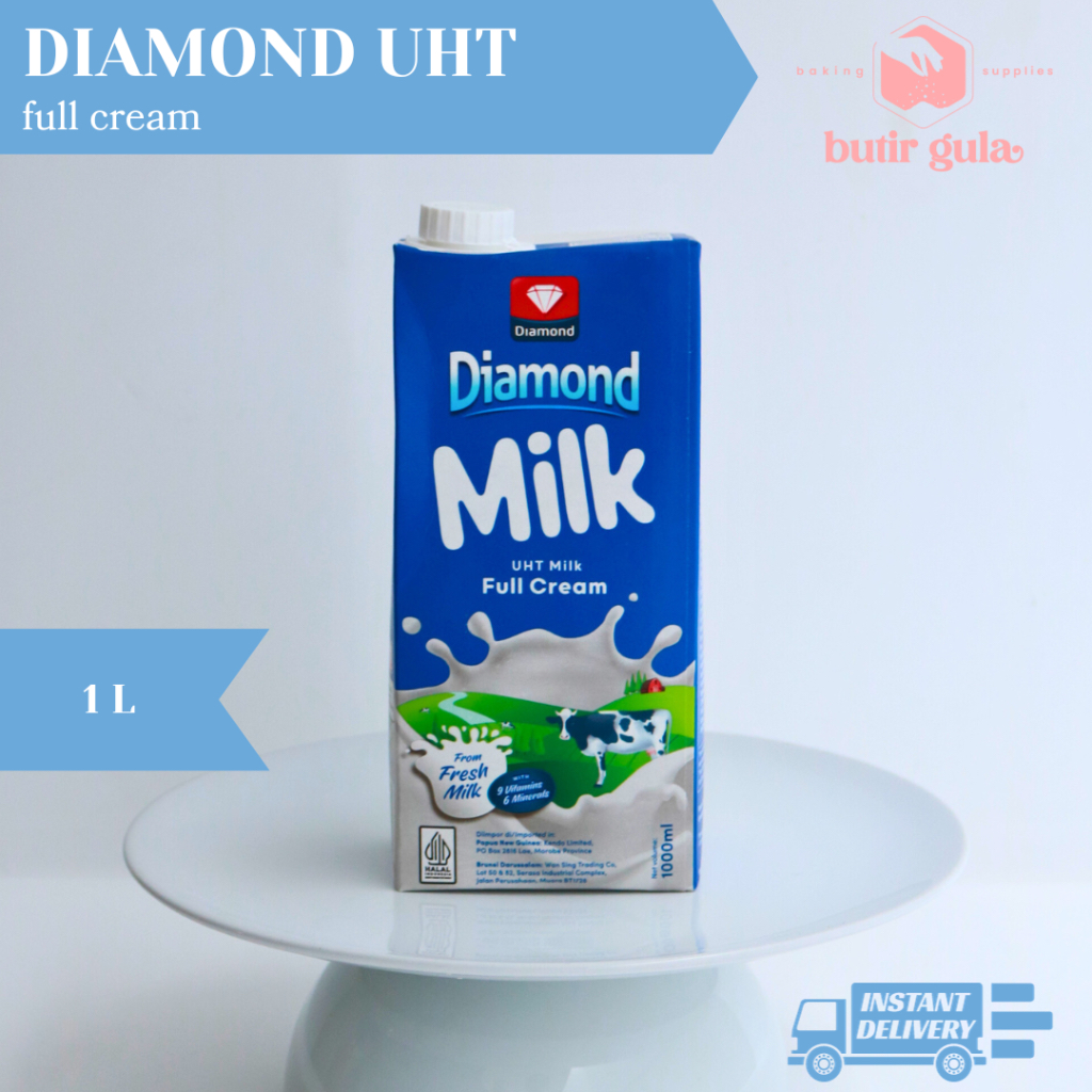 Jual Susu Diamond Full Cream UHT 1 Liter | Shopee Indonesia