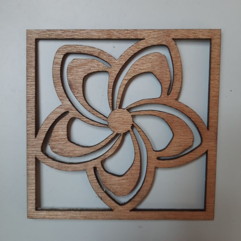 Jual Multiplek 40x40cm LaserCut Triplek Krawangan Laser Cutting ...