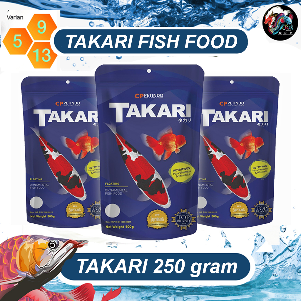 Jual Takari 250 gram Makanan Pakan Ikan Hias Fish Food | Shopee Indonesia