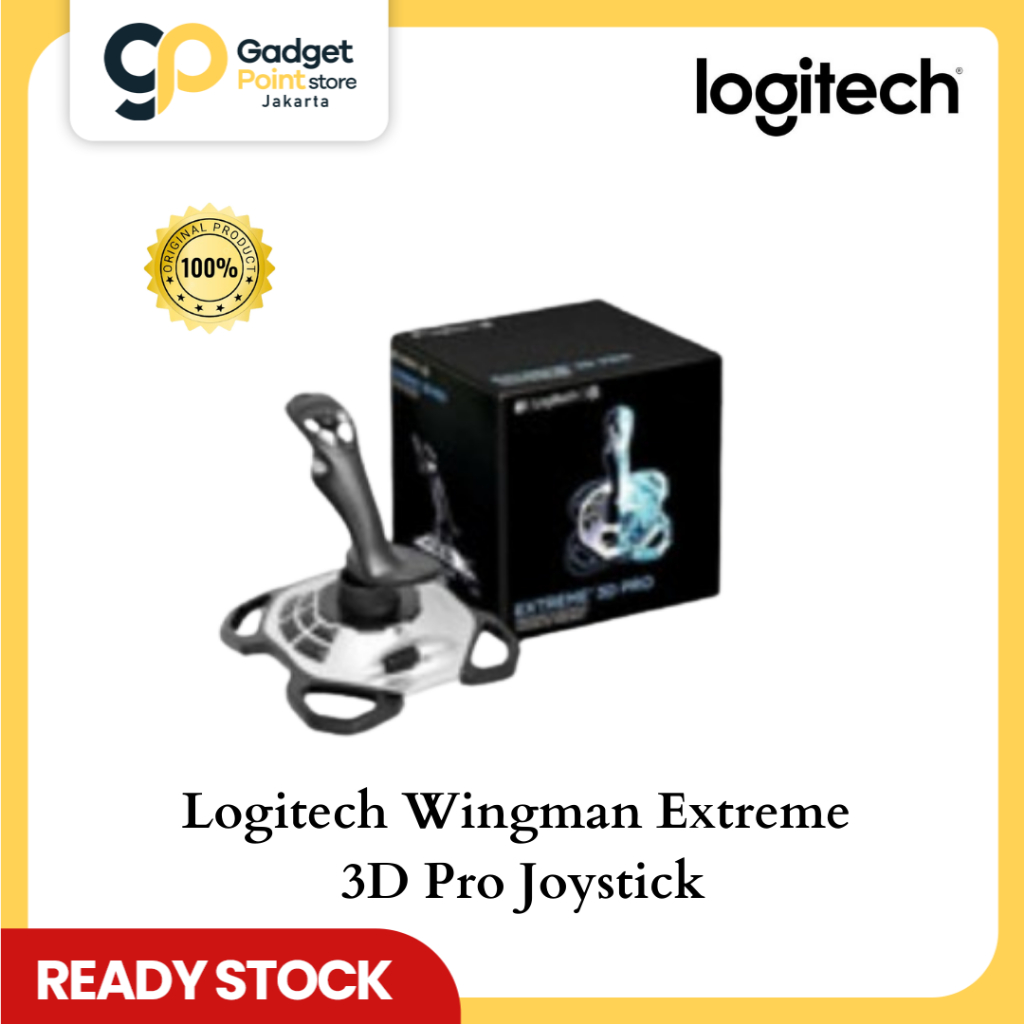 Jual Logitech Wingman Extreme 3D Pro Joystick | Garansi 3 Tahun ...