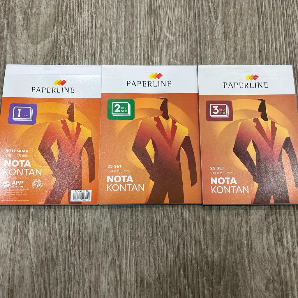 Jual Nota Kontan Kecil NCR 1 Ply, 2 Ply, 3 Ply Paperline | Shopee Indonesia