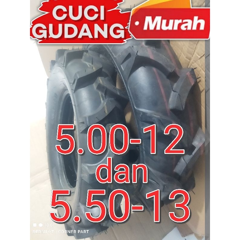 Jual BAN TRAKTOR RING 500-12 𝙇𝙤𝙨𝙩 𝙋𝙖𝙘𝙠 UKURAN 550-13 TRACTOR | Shopee ...