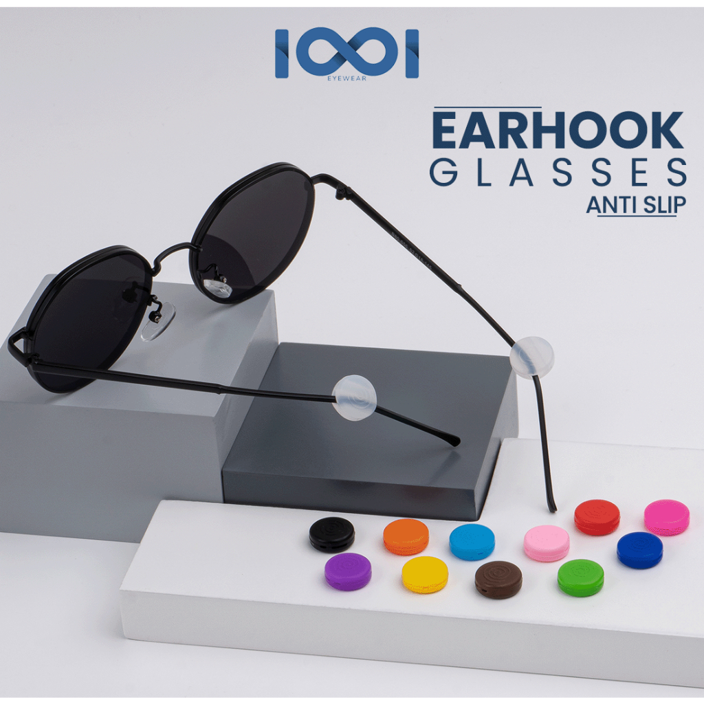 Jual IOOI EYEWEAR Earhook Antislip Model Spiral Untuk Frame Kacamata ...