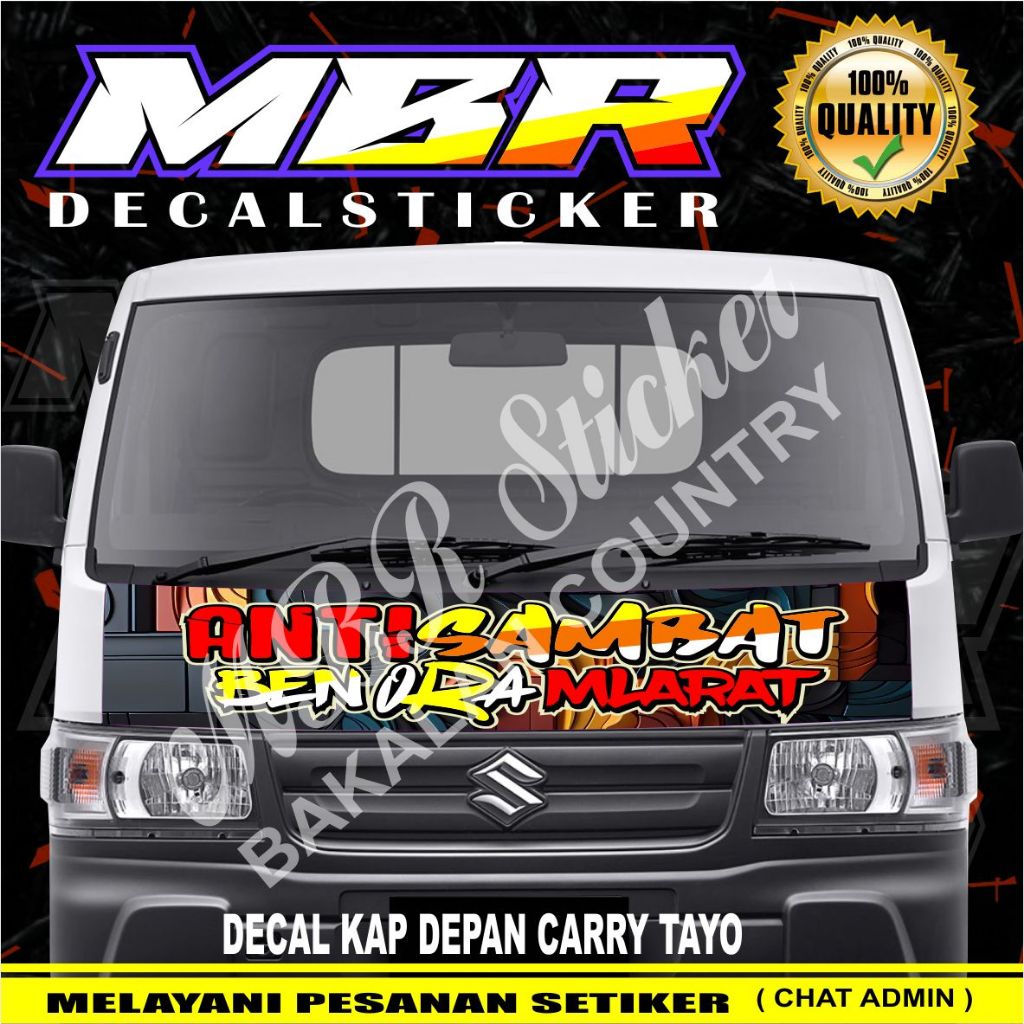 Jual STIKER CARRY ANTI SAMBAR,DECAL CARRY TAYO ,STIKER CARRY PICKUP ...