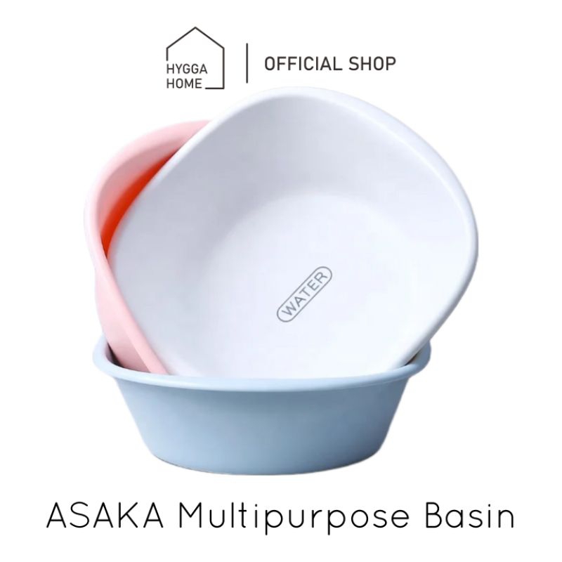 Jual Hygga Home ASAKA Baskom Plastik Kamar Mandi Cuci Muka Cuci Buah ...
