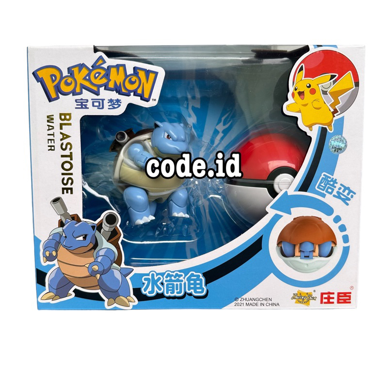 Jual Mainan Figure Pokemon Pokeball / Pokemon Ball / Pokemon Figure Deformation / Pokemon ...