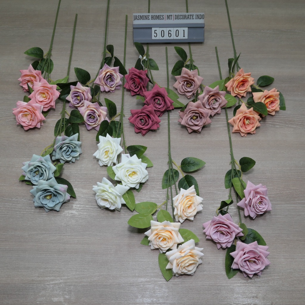 Jual Bunga Rose Tosara Mawar 3Kuntum Panjang 50601 | Shopee Indonesia