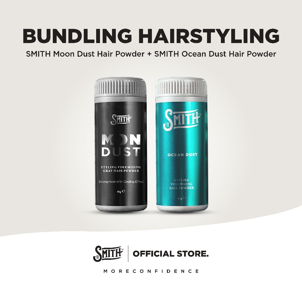 Jual SMITH - Moon Dust + Ocean Dust / Hair Powder / Pomade Bubuk ...