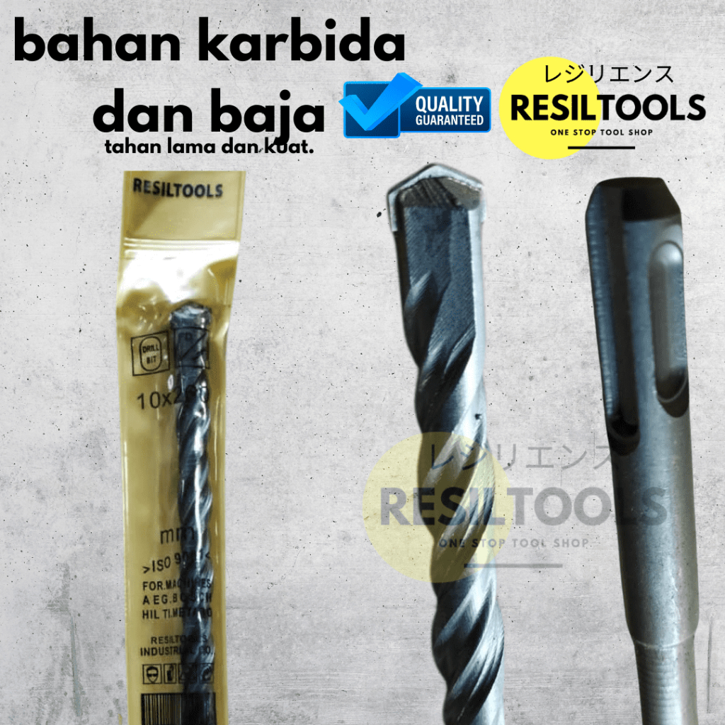 Jual Mata Bor Beton 14 x 210 mm Batu SDS Plus Drill Bit Concrete ...