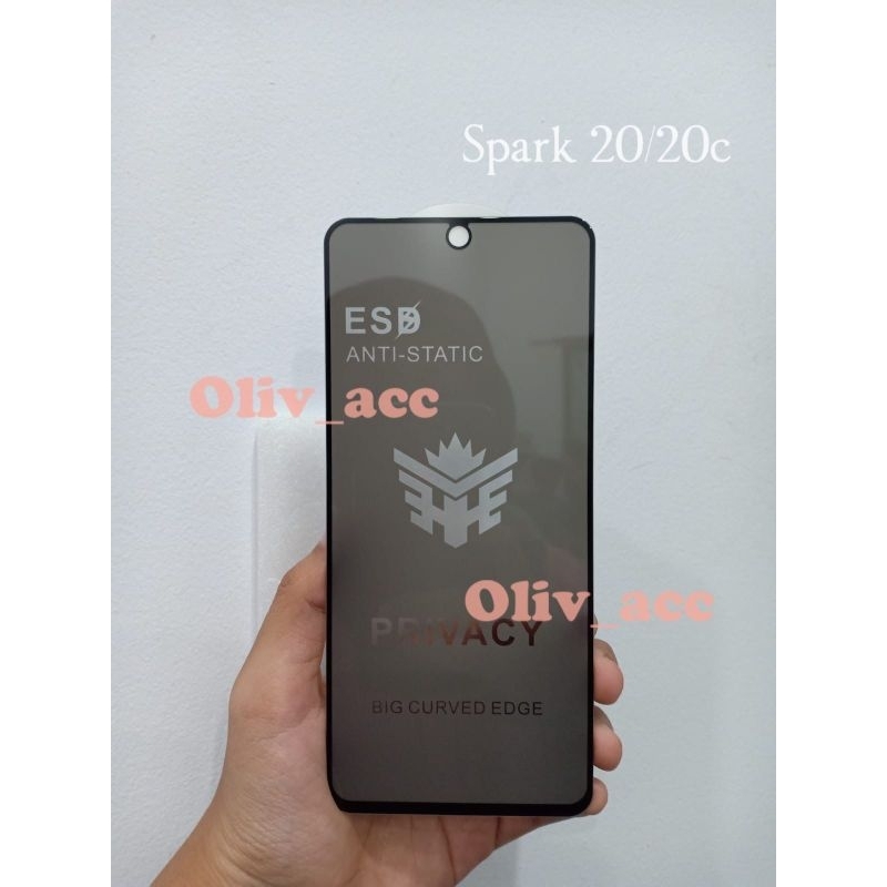 Jual tg esd spy tecno pova 6 pova 6 pro spark 20 spark 20c spark 20 pro camon 30 camon 30 pro ...