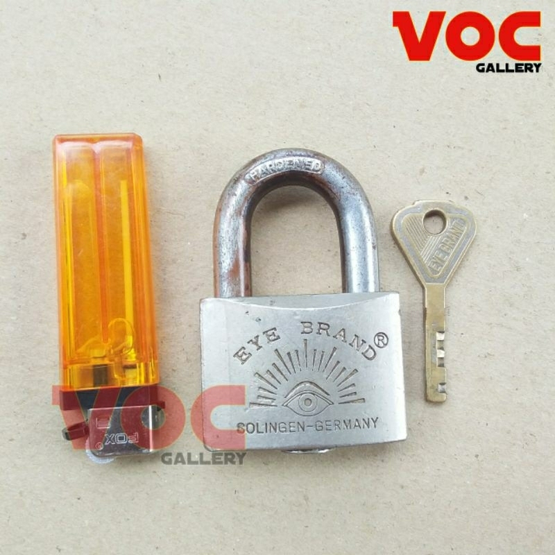 Jual Padlock Gembok Eye Brand Solingen Germany Rare Jadul Antik Vintage ...