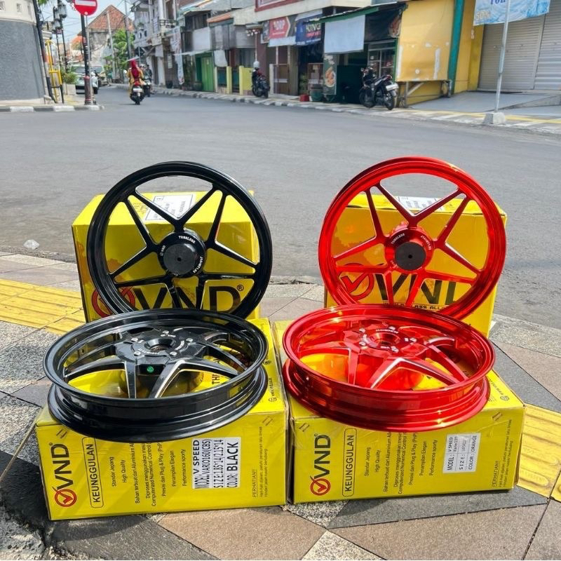 Jual Velg VND V SPEED V2 Vario 160 CBS Vnd Vspeed Bintang Vario 160 185/215-14 | Shopee Indonesia