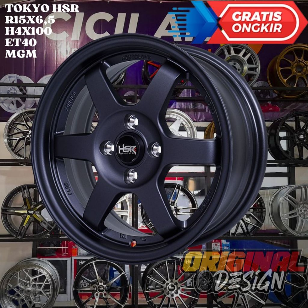 Jual Velg Mobil Ring 15 Model Te37 HSR Tokyo R15 Untuk Brio Agya Vios Freed | Shopee Indonesia