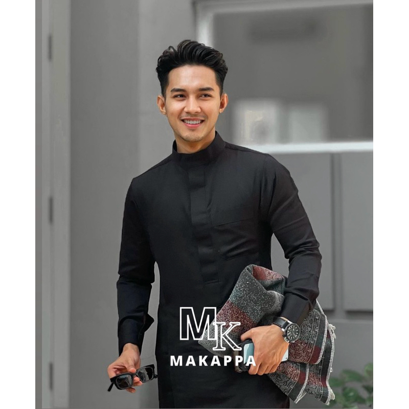 Jual Royal Thobe/Jubah Makappa Black Slimfit Premium | Shopee Indonesia