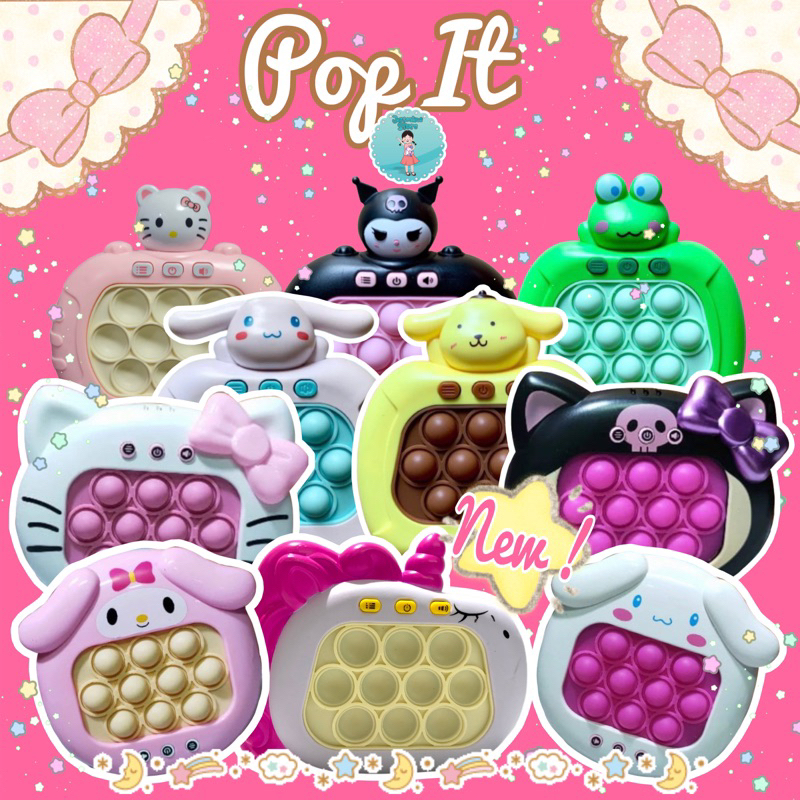 Jual Pop It Elektronik Sanrio/Pop It Elektronik Generasi 3/Game Console ...