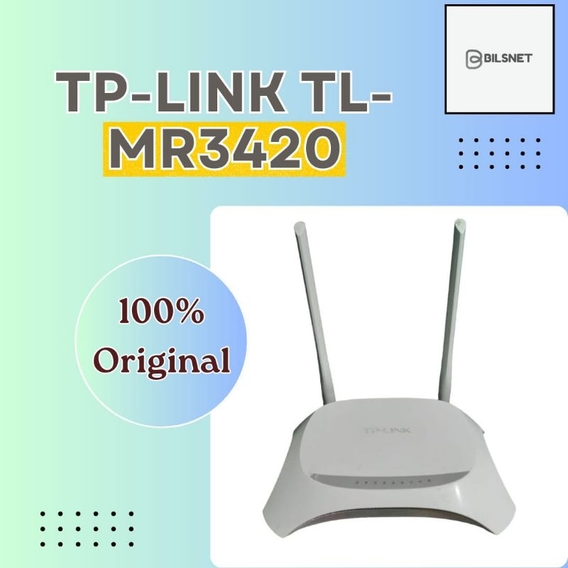 Jual TP-LINK MR3420 3G/4G Modem Wireless N Router | Shopee Indonesia