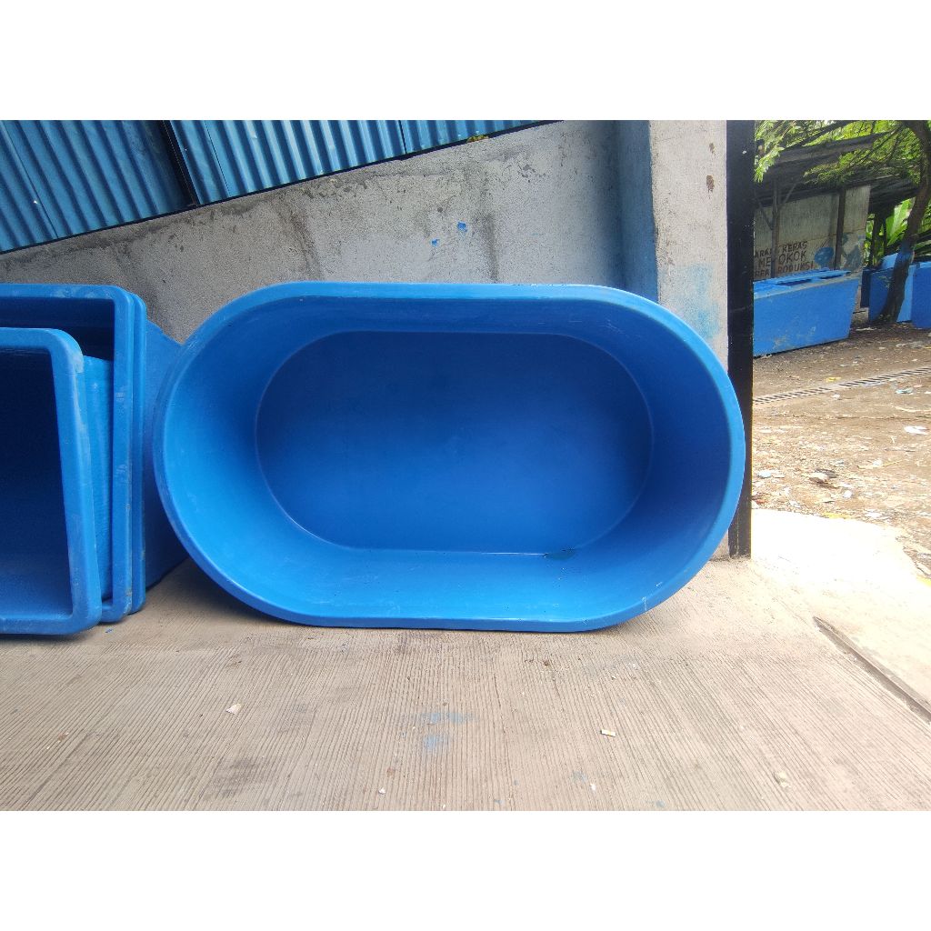 Jual KOLAM FIBER OVAL P = 250 cm, L = 150 cm, T = 70 cm | Shopee Indonesia