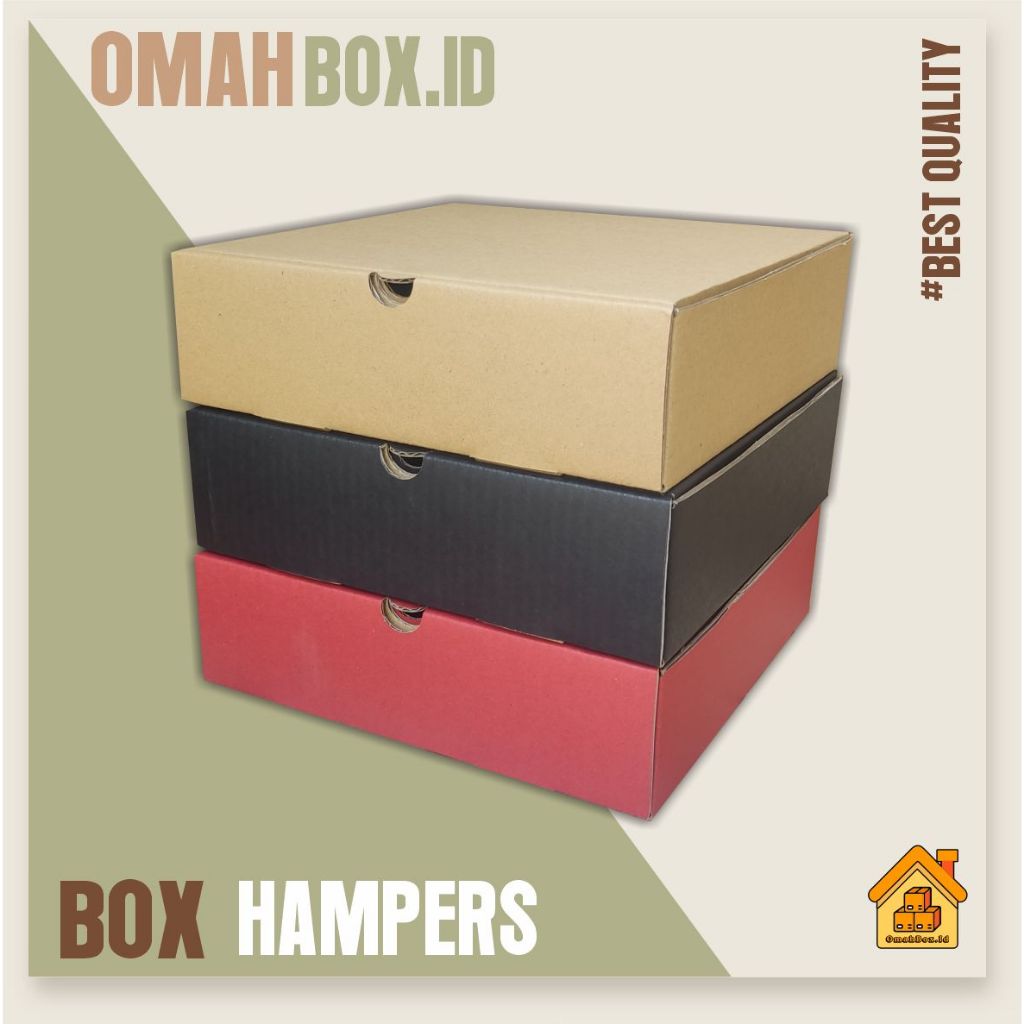 Jual Box Hampers 22x22x7 cm | Box | boxsliplock | Box DieCut | Box ...
