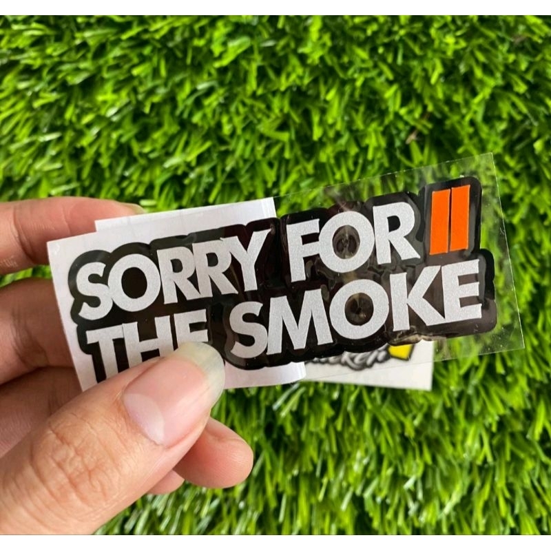 Jual Stiker Cutting SORRY FOR THE SMOKE cutting stiker ninja f1zr rk ... Jual Stiker Cutting SORRY FOR THE SMOKE cutting stiker ninja f1zr rk ...
