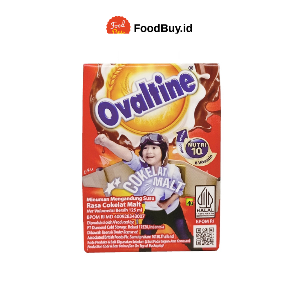 Jual Ovaltine UHT Milk Choco Malt 125 ml | Shopee Indonesia