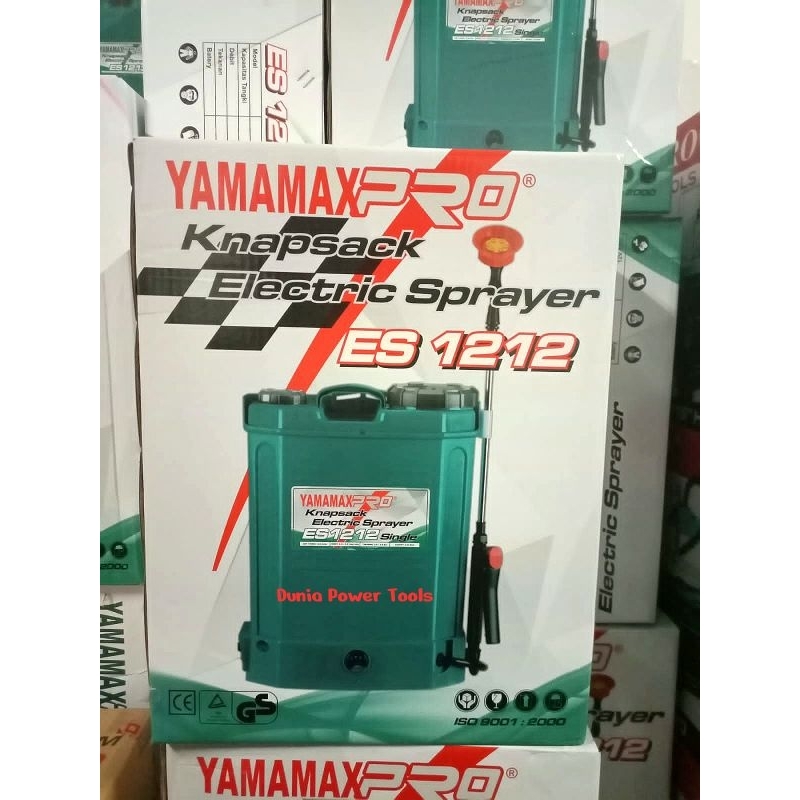 Jual Alat Semprot Hama Knapsack Power Sprayer Elektrik ES1212 YAMAMAX PRO | Shopee Indonesia