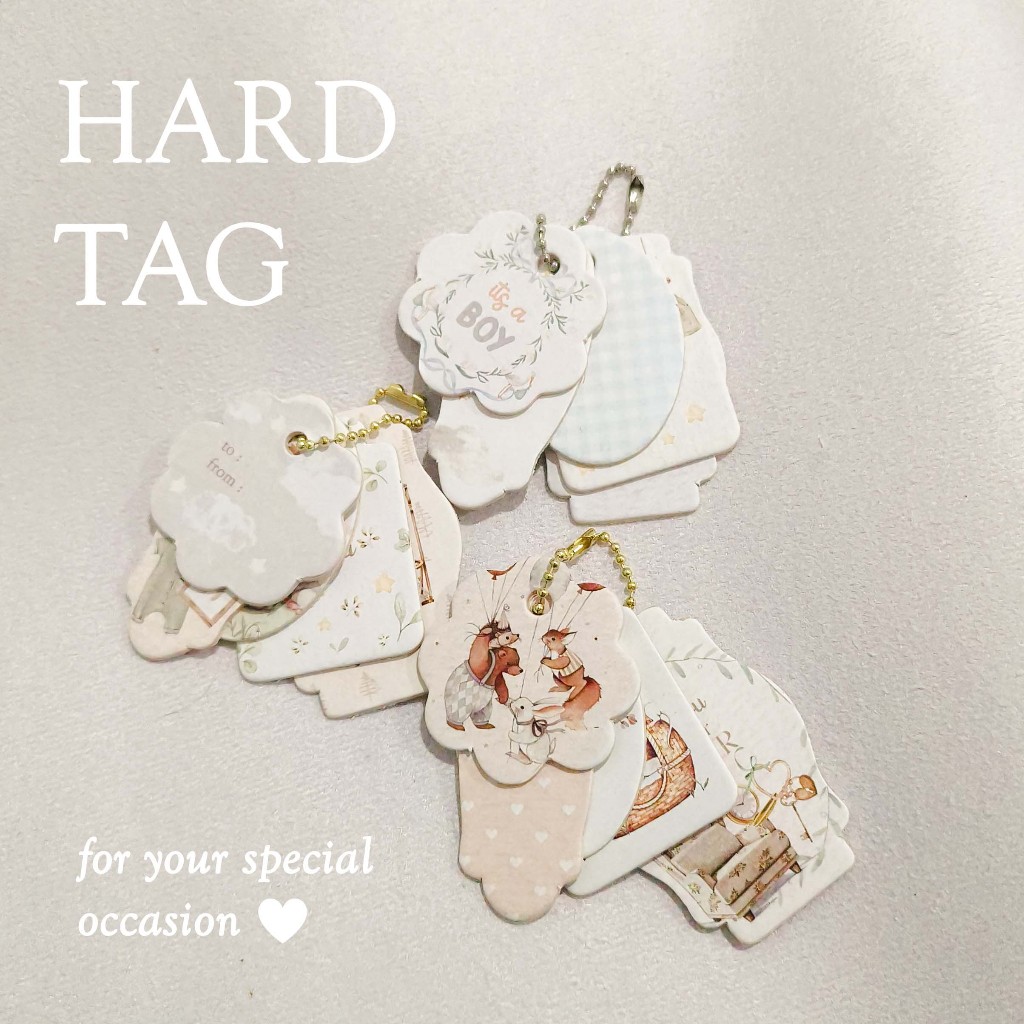 Jual Cute Tag Hampers Hard Tag Gift Tag Hangtag Tebal Souvenir Satu ...