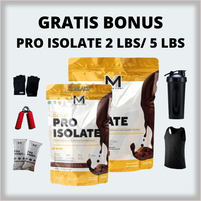 Jual M1 PRO ISOLATE MUSCLE FIRST 2LBS/5 LBS HALAL BPOM M1 900GRAM/ 2 ...