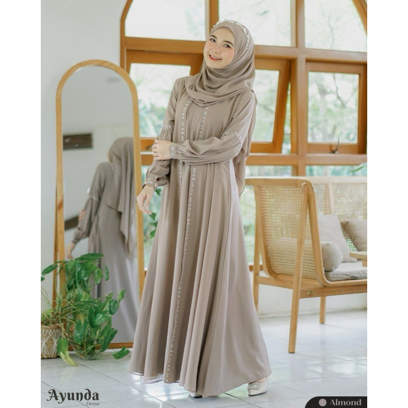 Jual Gamis ceruty mix syakilla aplikasi swarovski model terbaru 2024 ...