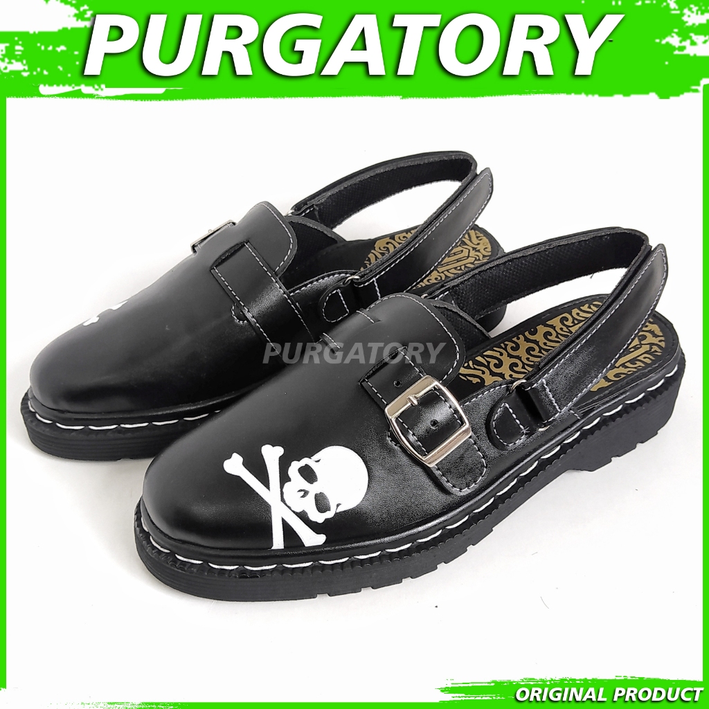 Jual PURGATORY Cooper - Sepatu Sandal Slop Bustong Pria Kasual Skul ...