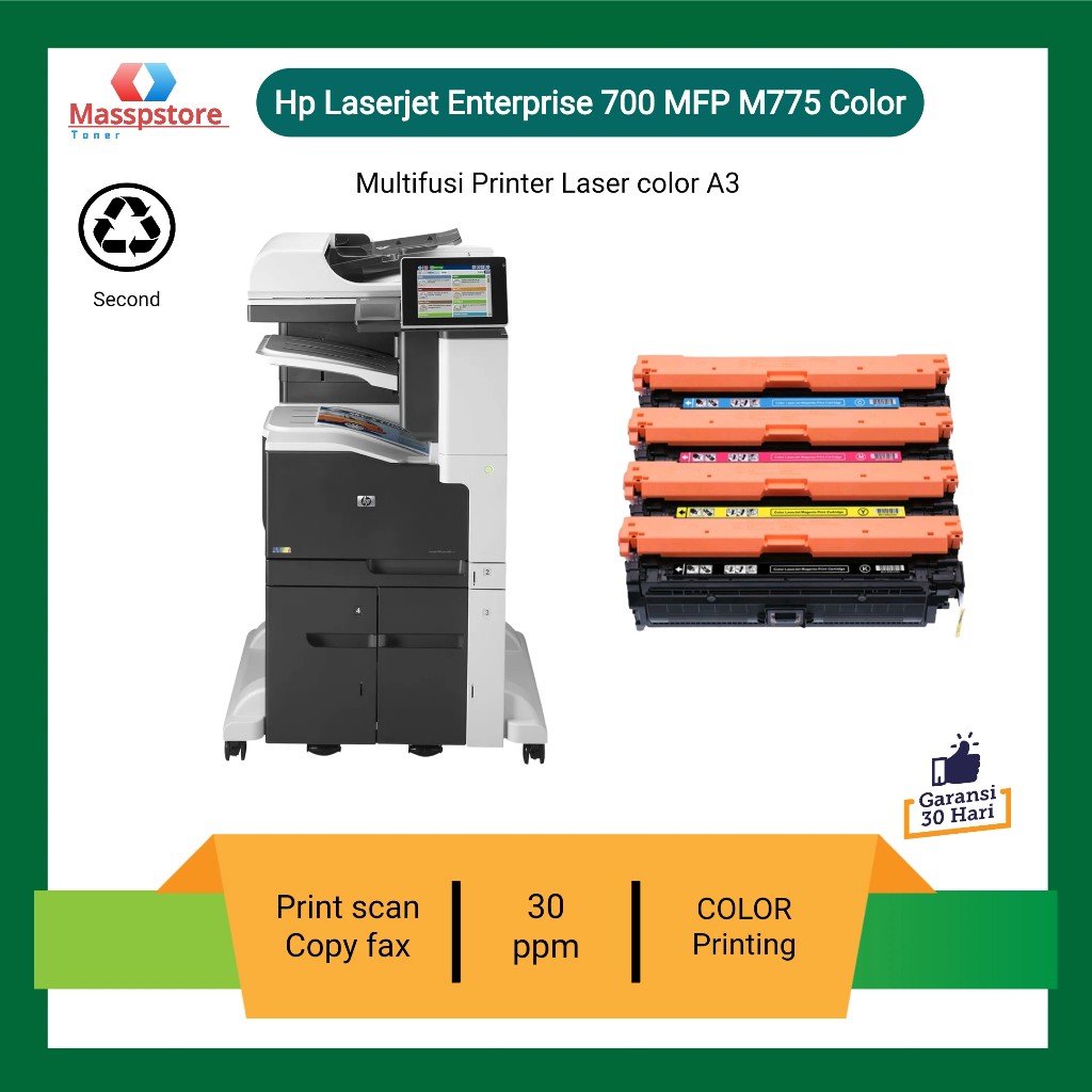 Jual Printer Hp LaserJet 700 Color M775 Printer Laser Color A3 | Shopee ...