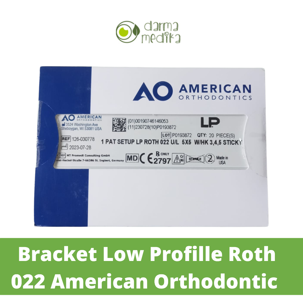 Jual Bracket American Orthodontics AO Original ALL Varian | Shopee ...